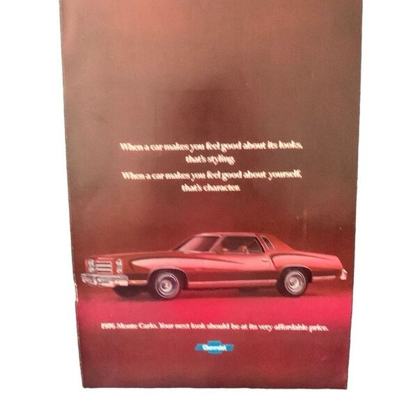 chevrolet | Accents | Vintage976 Chevrolet Monte Carlo Feel Good Ad ...